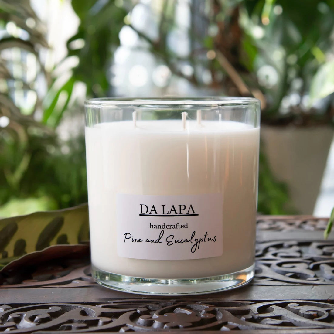pine and eucalyptus 700mg 3 wick Candle – DaLapa
